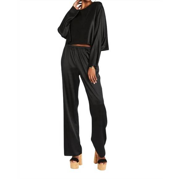 Beryll | Pants & Jumpsuits | New Beryll Liz Silk Pants In Black | Poshmark